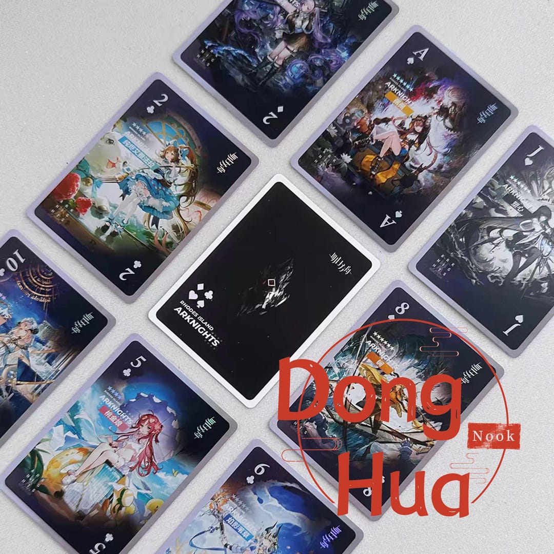Arknights Poker Card Deck, Arknights Playing Card Deck - Etsy
