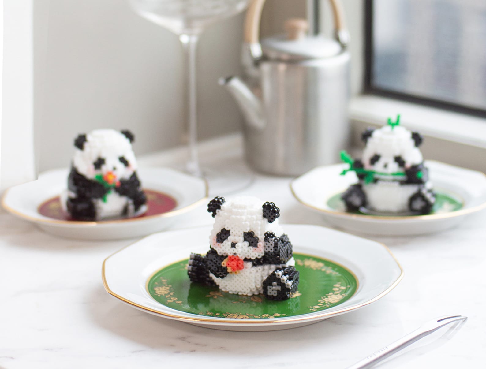 Instant Download Panda 3D Perler Bead Pattern - Etsy Canada