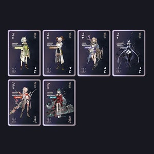 Arknights Poker Card Deck Arknights Playing Cards - Etsy