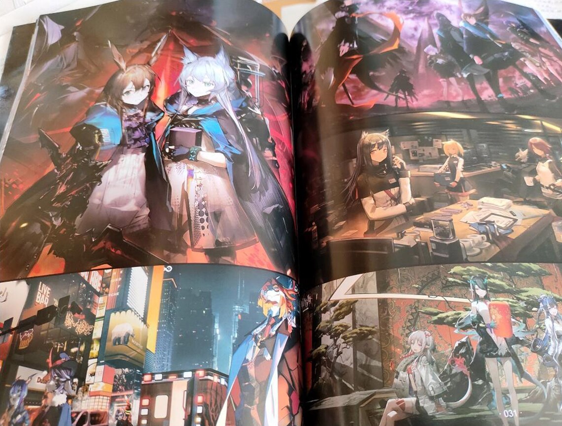 Arknights Artbook With Random Artworks Arknights Photobook - Etsy