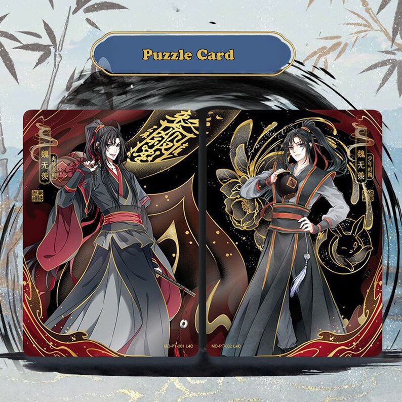 Official Mdzs Collection Cards Mo Dao Zu Shi Card Game Mxtx Etsy