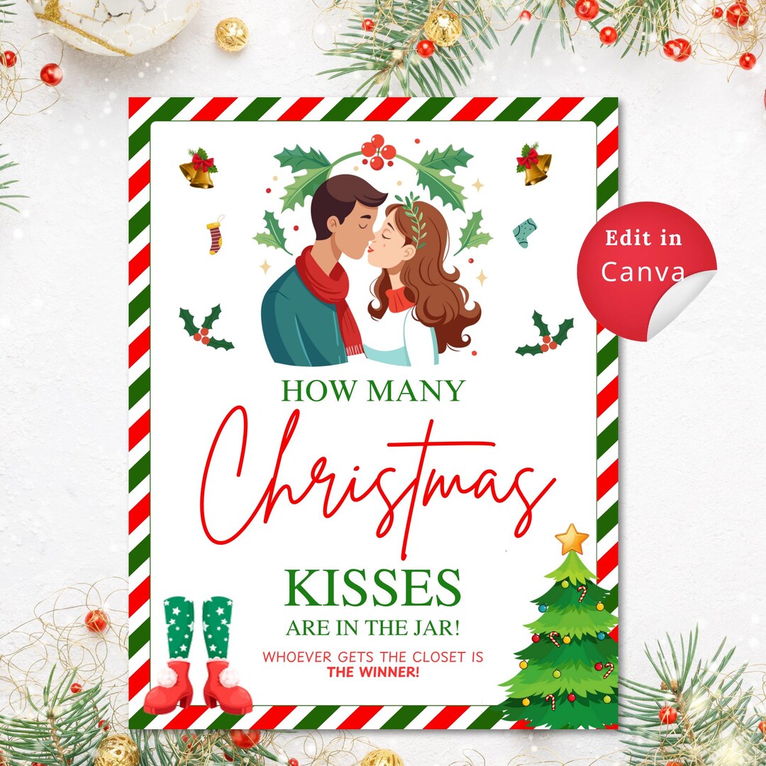 Editable GUESS How Many Candy Canes in the JAR, Count the Candies ...