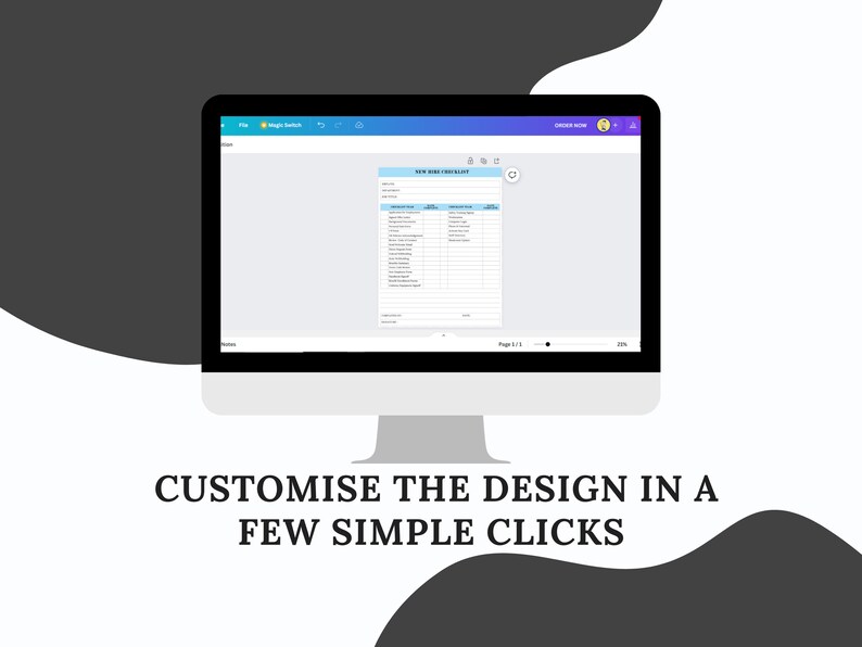 Editable EMPLOYEE ONBOARDING Checklist, New Hire Checklist, Employee ...