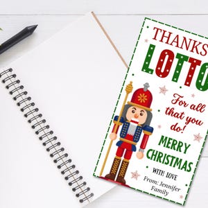 Editable THANKS LOTTO Tag, Printable Gift Tag for LOTTO Holders ...