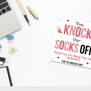 Editable You Knock My Socks Off!, KNOCK My SOCKS off TAG, Appreciation ...