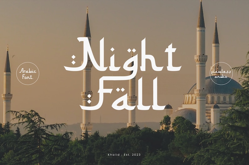 Khalid - Arabic Font, Challigraphy Font, Religi Font, Moslem Font ...