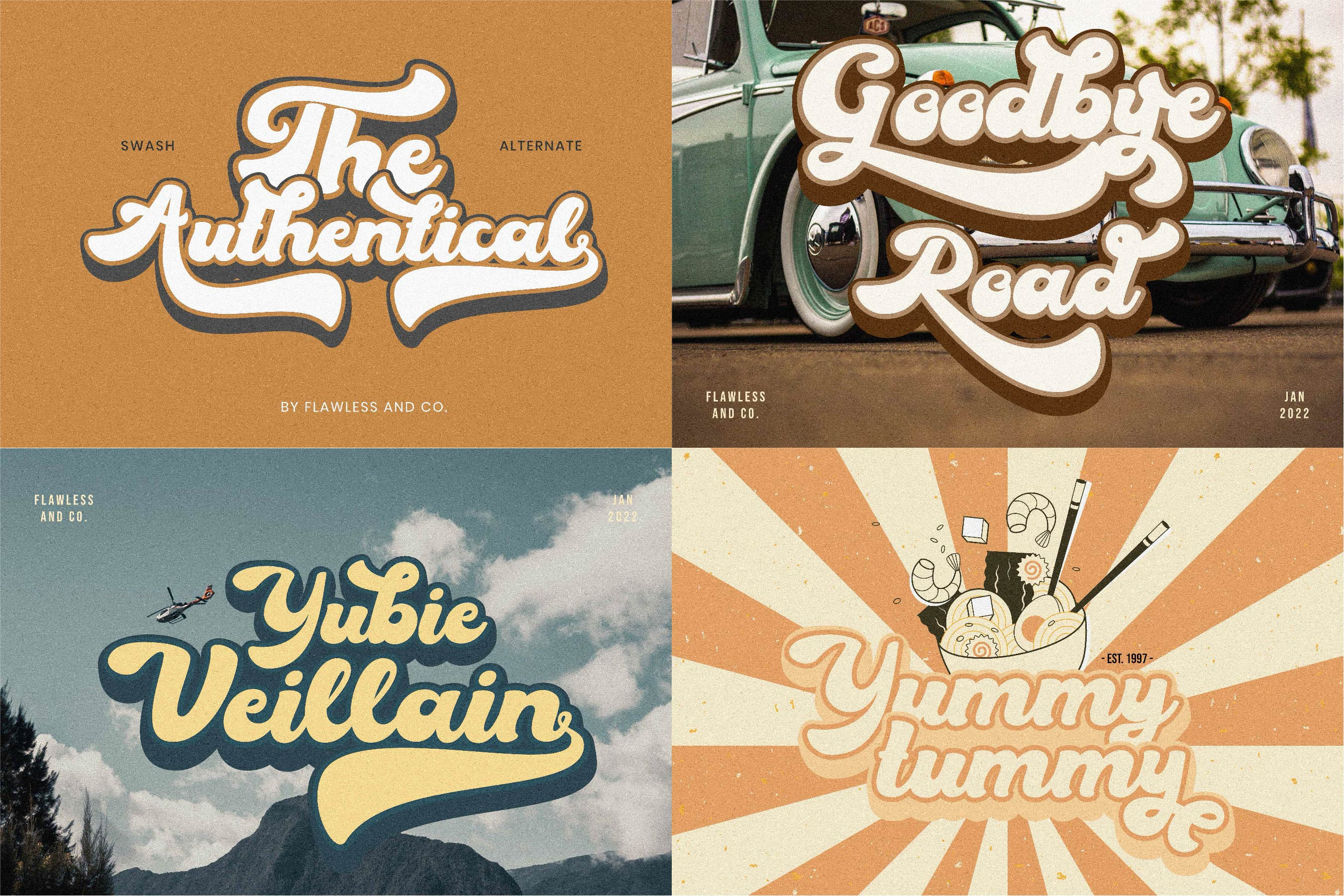 Groovy Retro Special Bundle Groovy Font Retro Font Hipster - Etsy