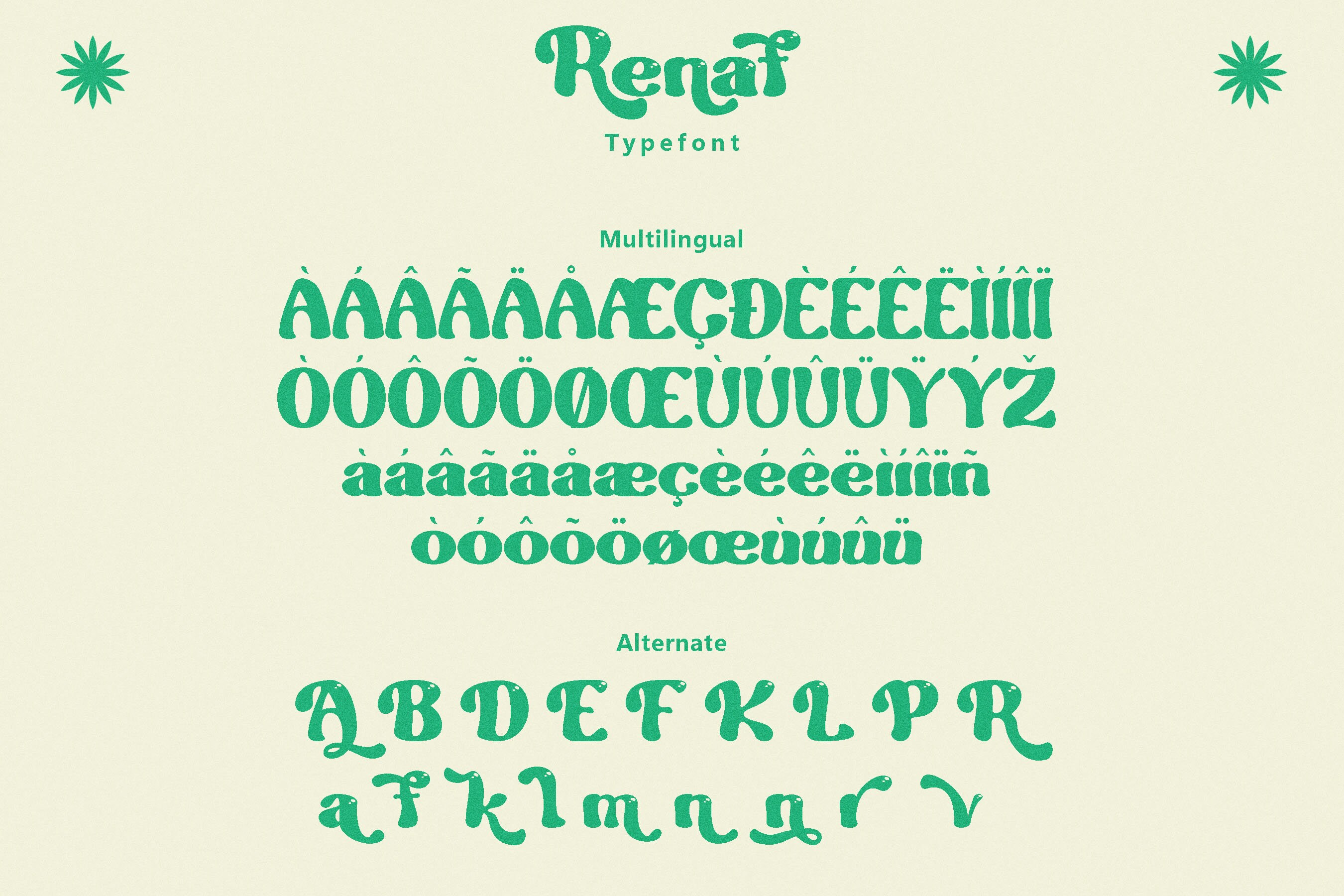 Renaf Modern Retro Font, Procreate Font, Canva Font, Cricut Font, Logo ...