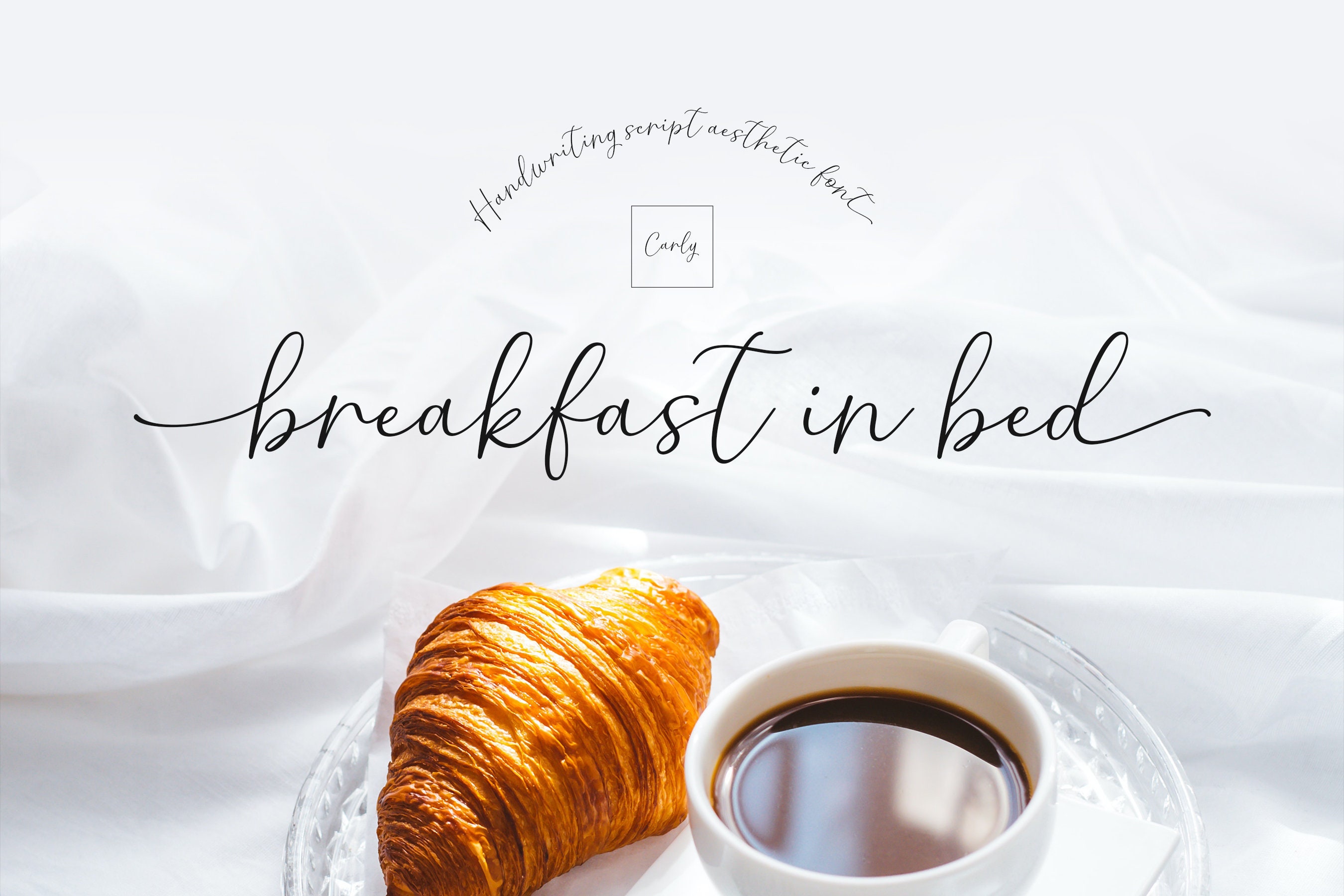 Carly Script Handwritten Script Font, Brush Font, Cricut Font ...