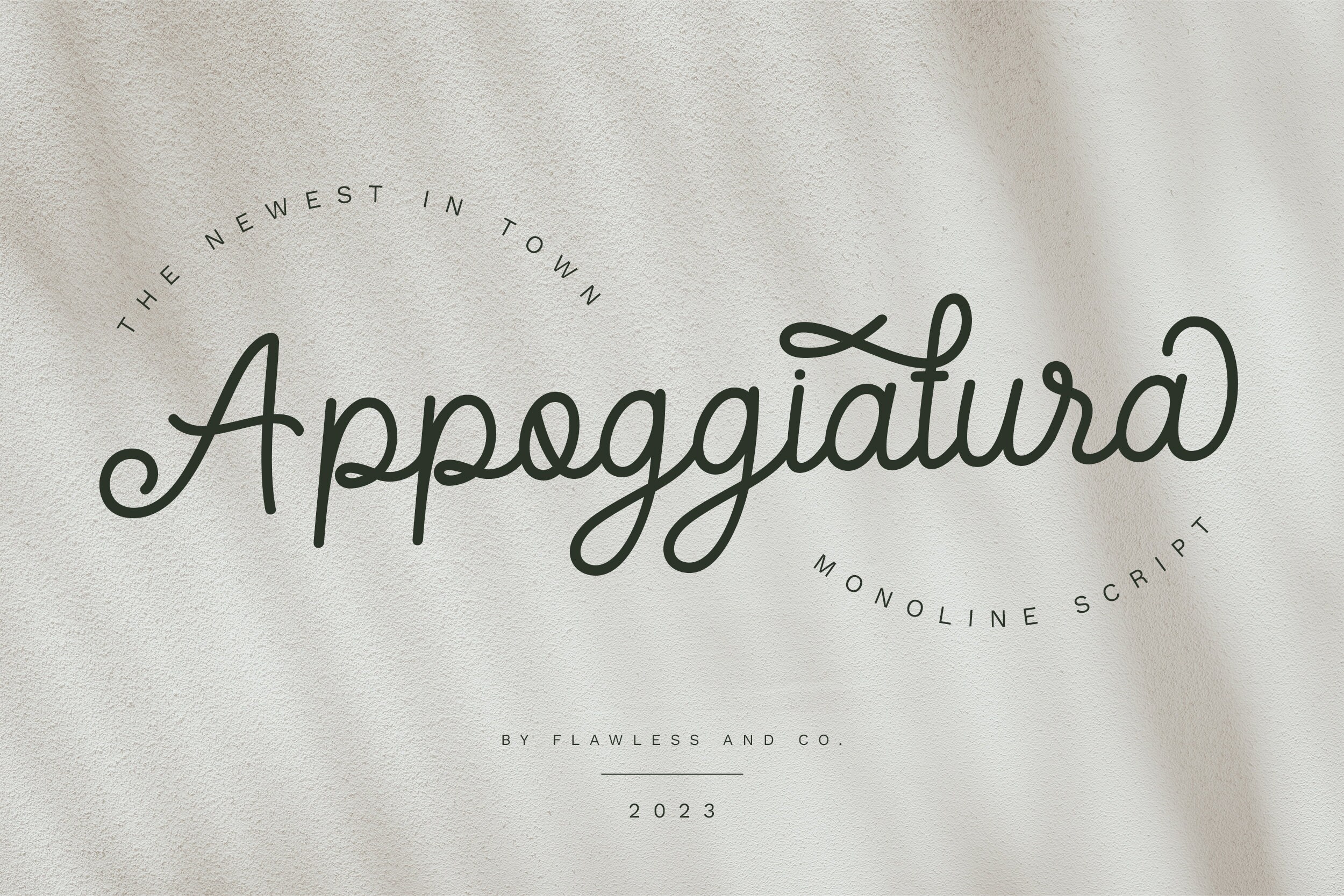 The Kallyne Modern Monoline Script Font, Script Font, Monoline Font ...