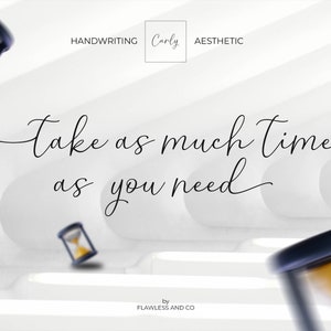 Carly Script - Handwritten Script Font, Brush Font, Cricut Font ...