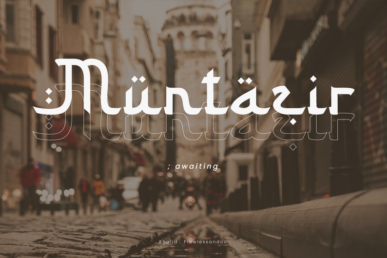 Khalid - Arabic Font, Challigraphy Font, Religi Font, Moslem Font ...