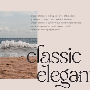 Magoa - Modern Elegant Serif Font, Boho Font, Modern Font, Canva Font ...