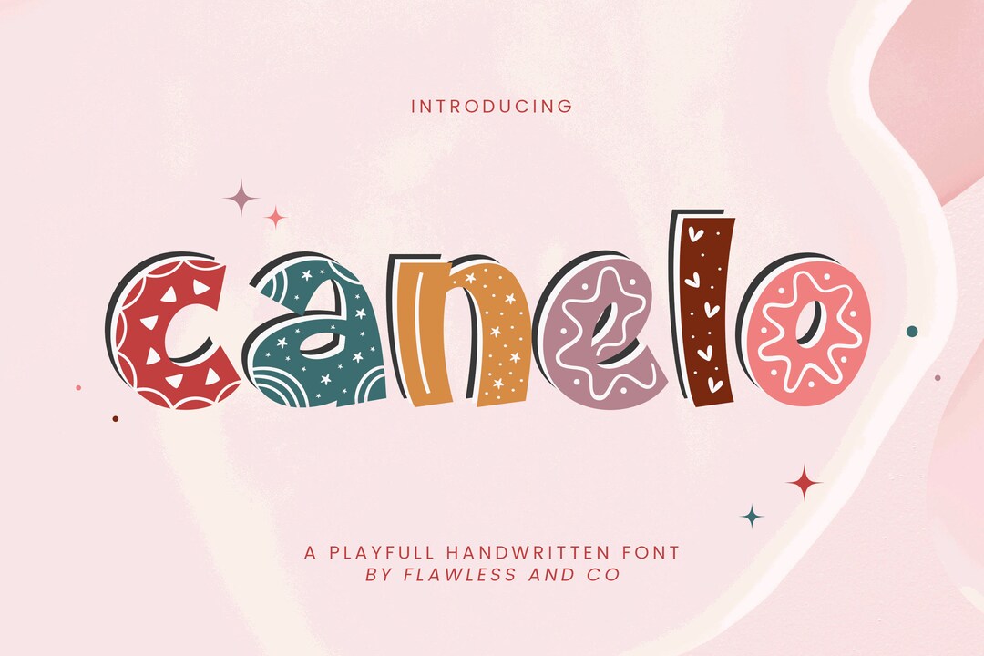 Canelo - Playful Handwritten Font, Fun Font, Playful Font, Handwritten ...