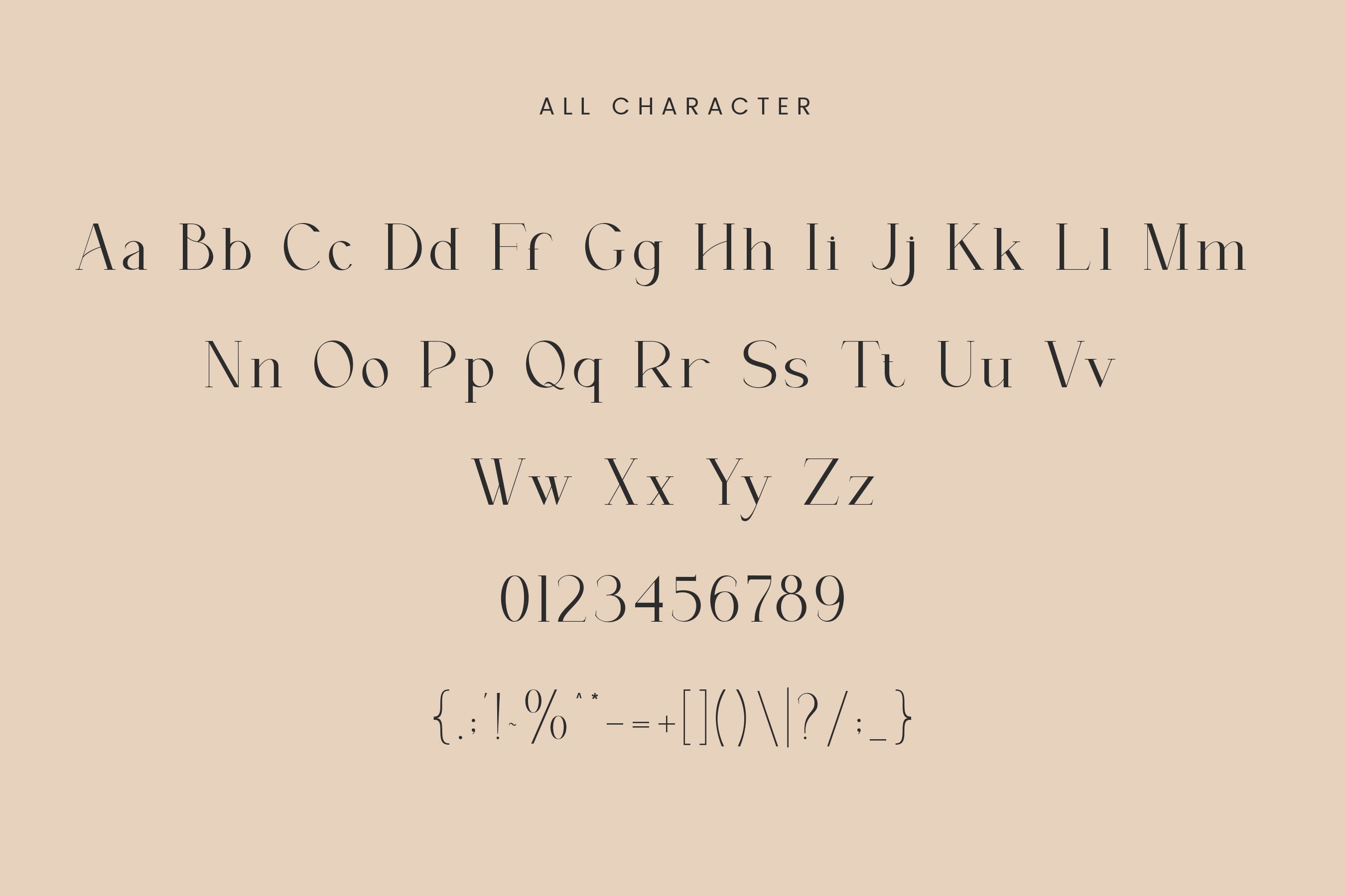 Heverly Modern Alternate Serif Font, Serif Font, Elegant Font, Modern ...