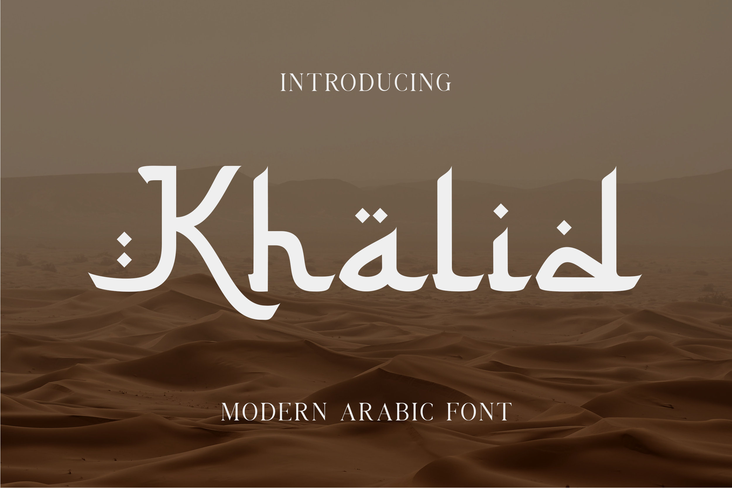 Khalid - Arabic Font, Challigraphy Font, Religi Font, Moslem Font, Canva Font, Procreate Font ...