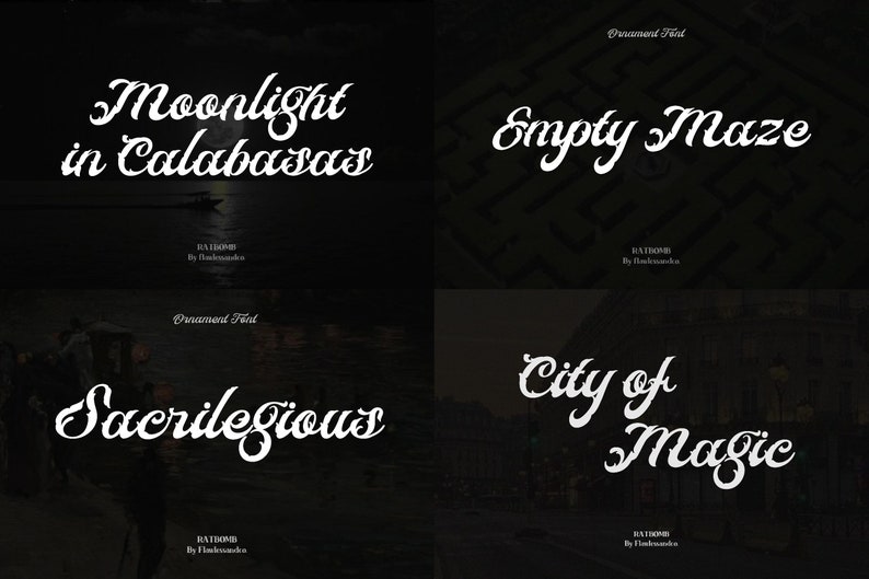 Blackletter Font Bundle - Blackletter Tatto Font, Blackletter Victorian ...