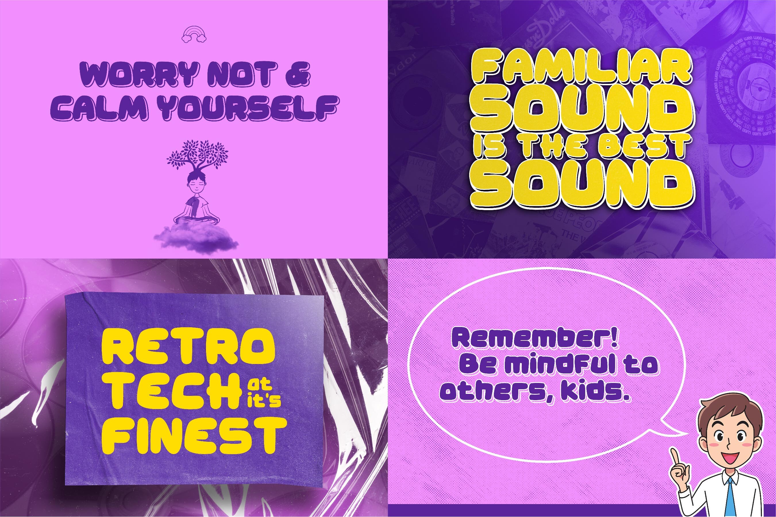 Funny Font Bundle Fun Font Display Font Procreate Font - Etsy