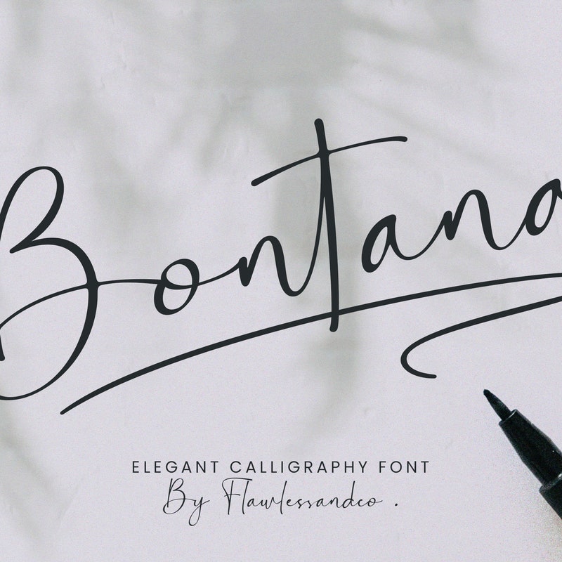 Elegant Calligraphy - Etsy