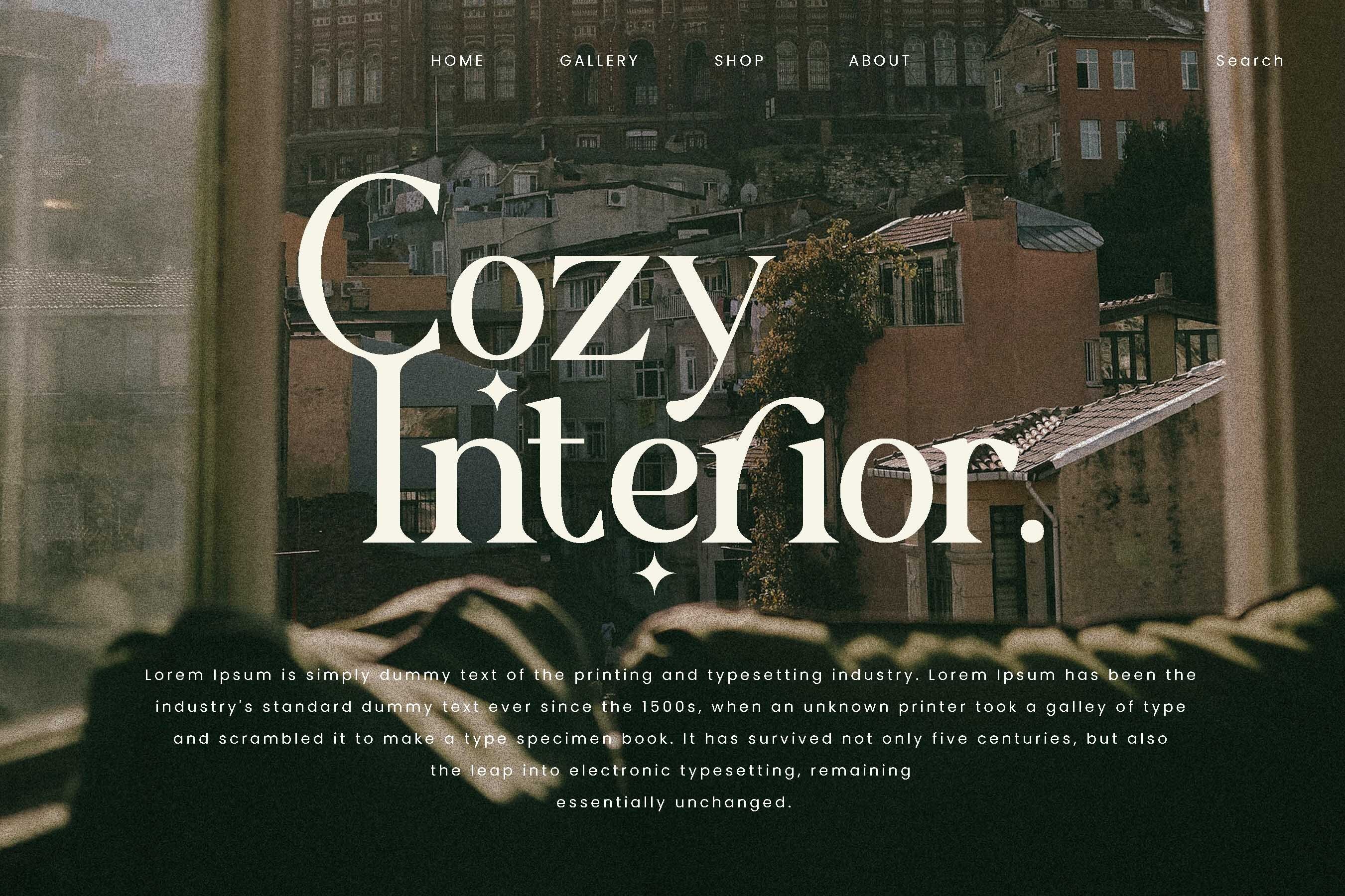 Morven A Modern Serif Font With a Classic Twist, Sophisticated, Canva ...