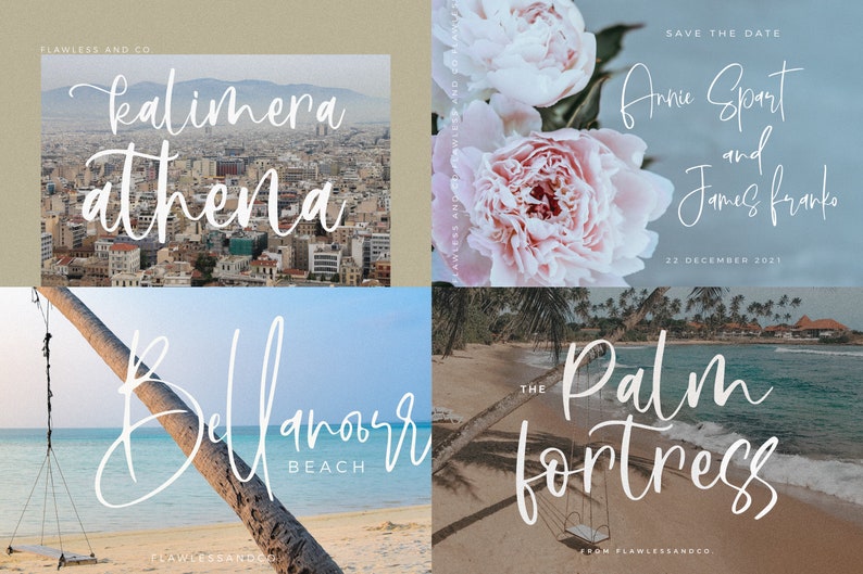 Modern Script Bundle Cricut Fonts Procreate Fonts Canva - Etsy