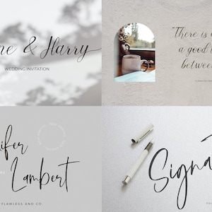 Modern Script Bundle - Cricut Fonts, Procreate Fonts, Canva Fonts ...