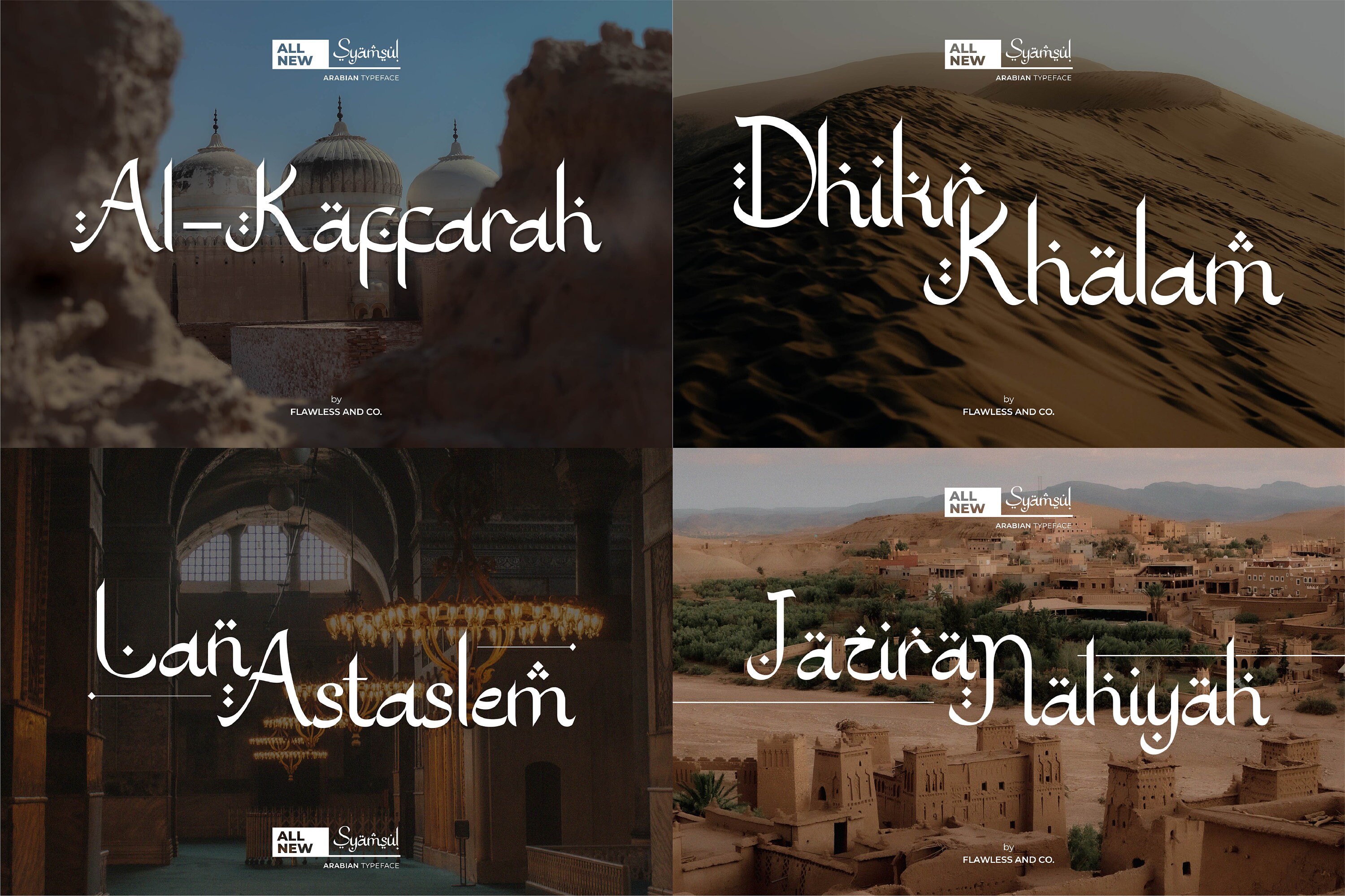 Modern Arabic Ramadan Style Bundle - Canva Font, Procreate Font, Cricut ...