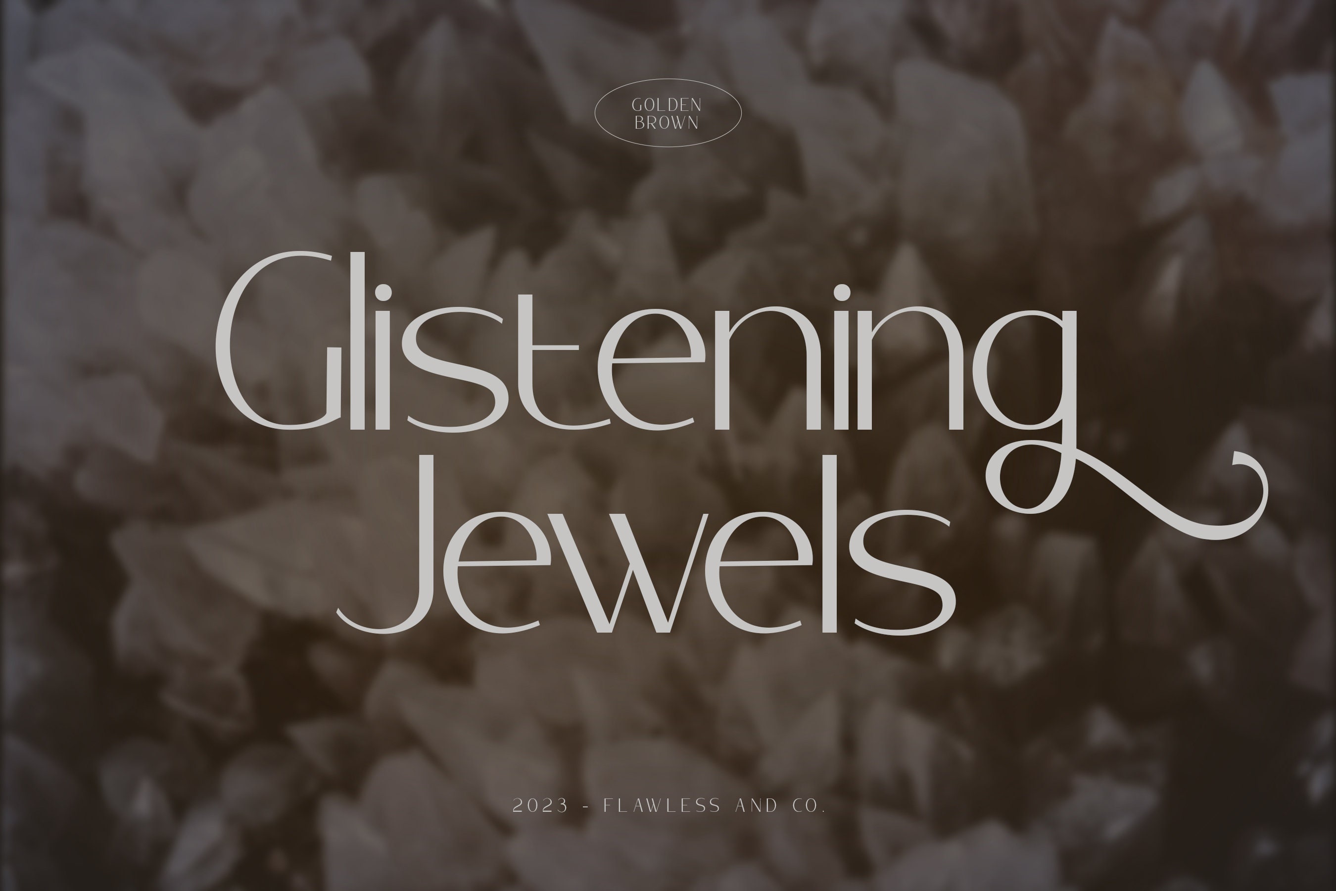 Golden Brown - Elegant Sans Serif Font, Sans Serif Font, Elegant Font ...