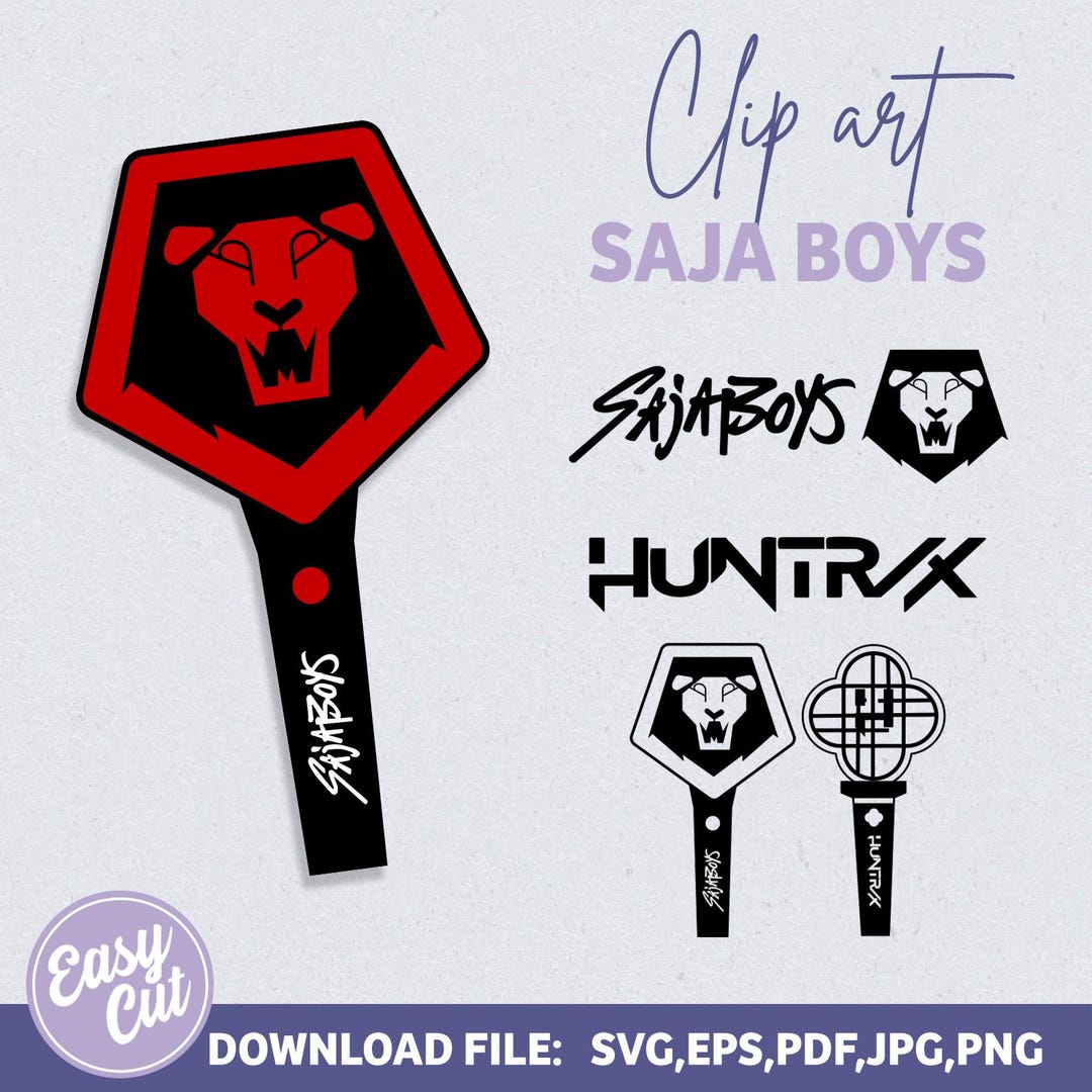 Saja Boys svg, boy band, Huntrix, Huntrix svg, Kpop Demon Hunters, saja ...