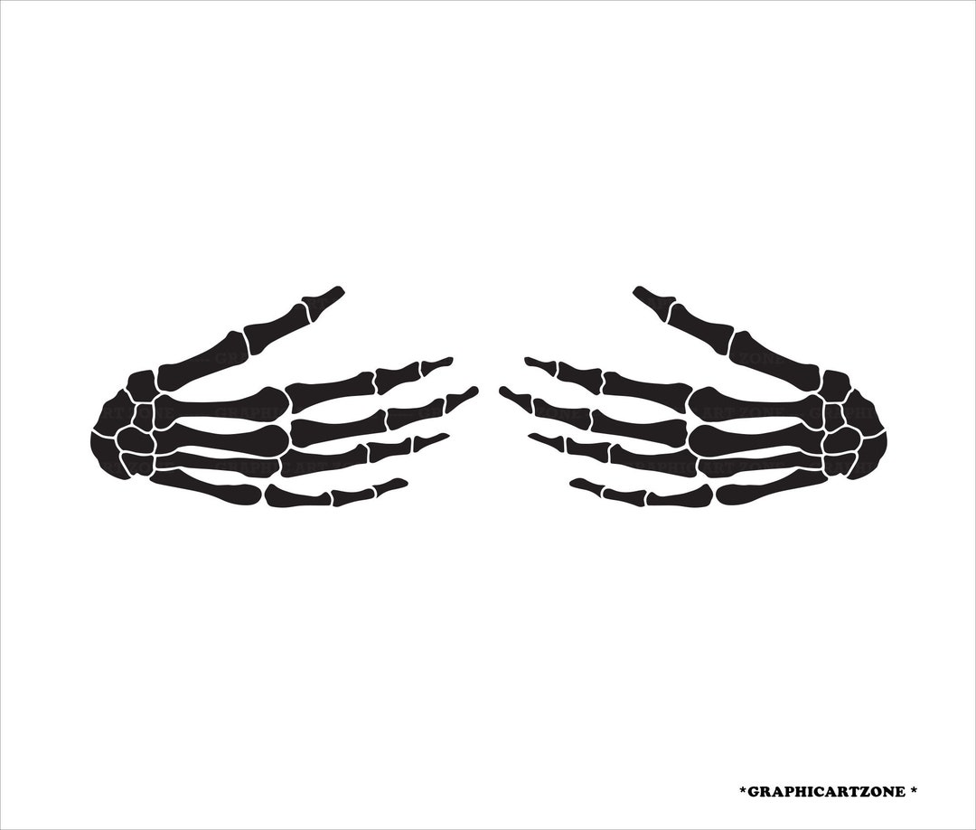 Skeleton Hands Svg, Skeleton Svg, Skull Skeleton Hand Svg, Cutting File ...