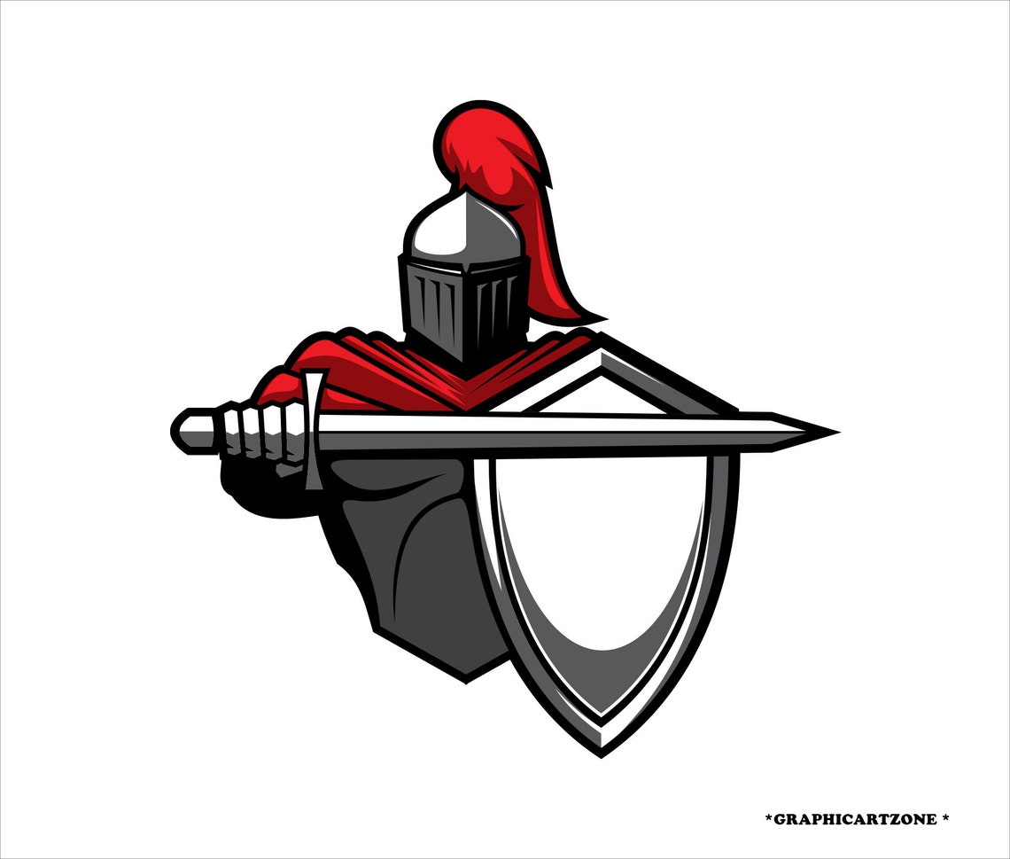 Knight Svg Knight Mascot Svg Knight Sports Logo Svg Team - Etsy