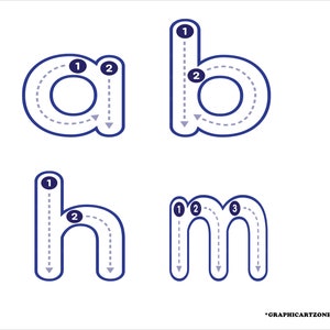 Printable Alphabet Upper, Lower Case and Numbers, Alphabet, Letters ...