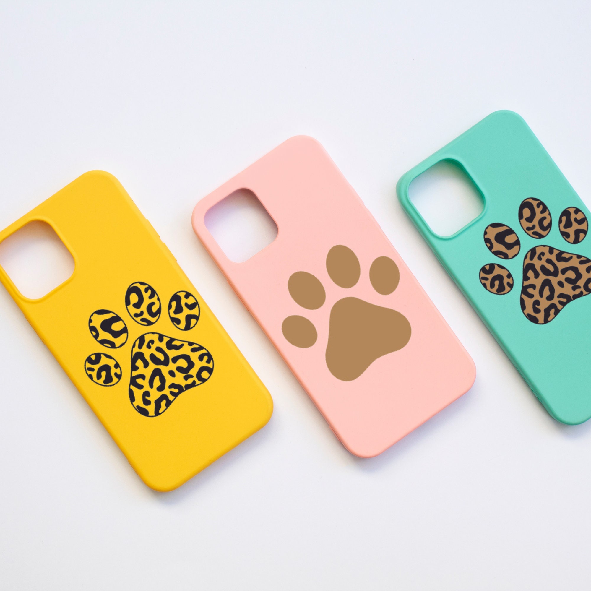 Dog Paw Print SVG Cutting File for Cricut and Silhouette, Pet Paw, Cat ...