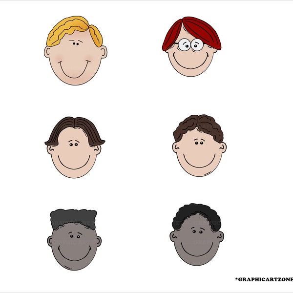 Cartoon Face Pack - Etsy