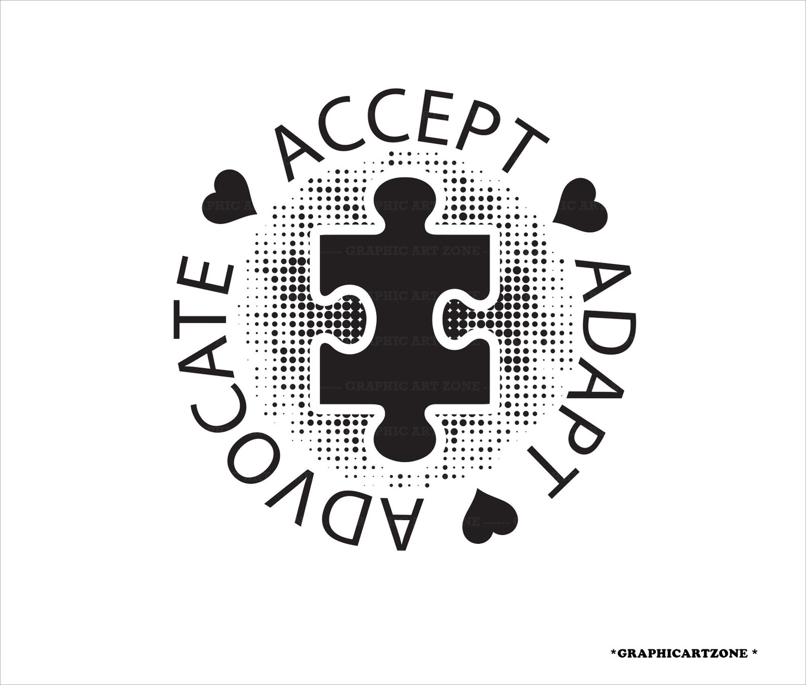 Accept Adapt Advocate Autism Svg, Autism Svg, Digital Download, Shirt ...