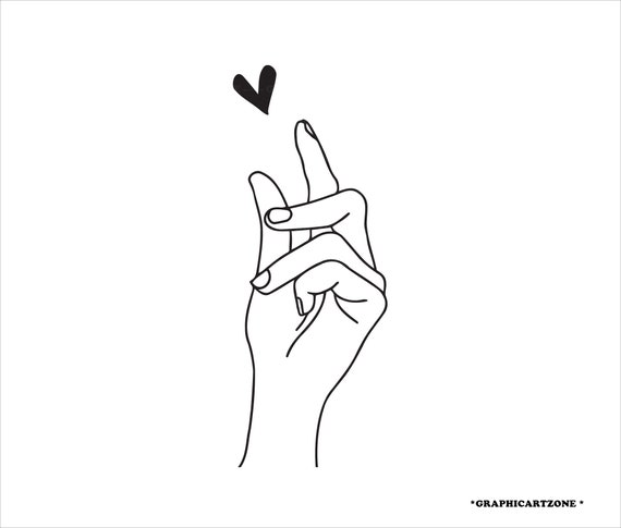 Snapping Hand Svg Love Svg Hands Holding a Heart Svg Finger - Etsy Finland