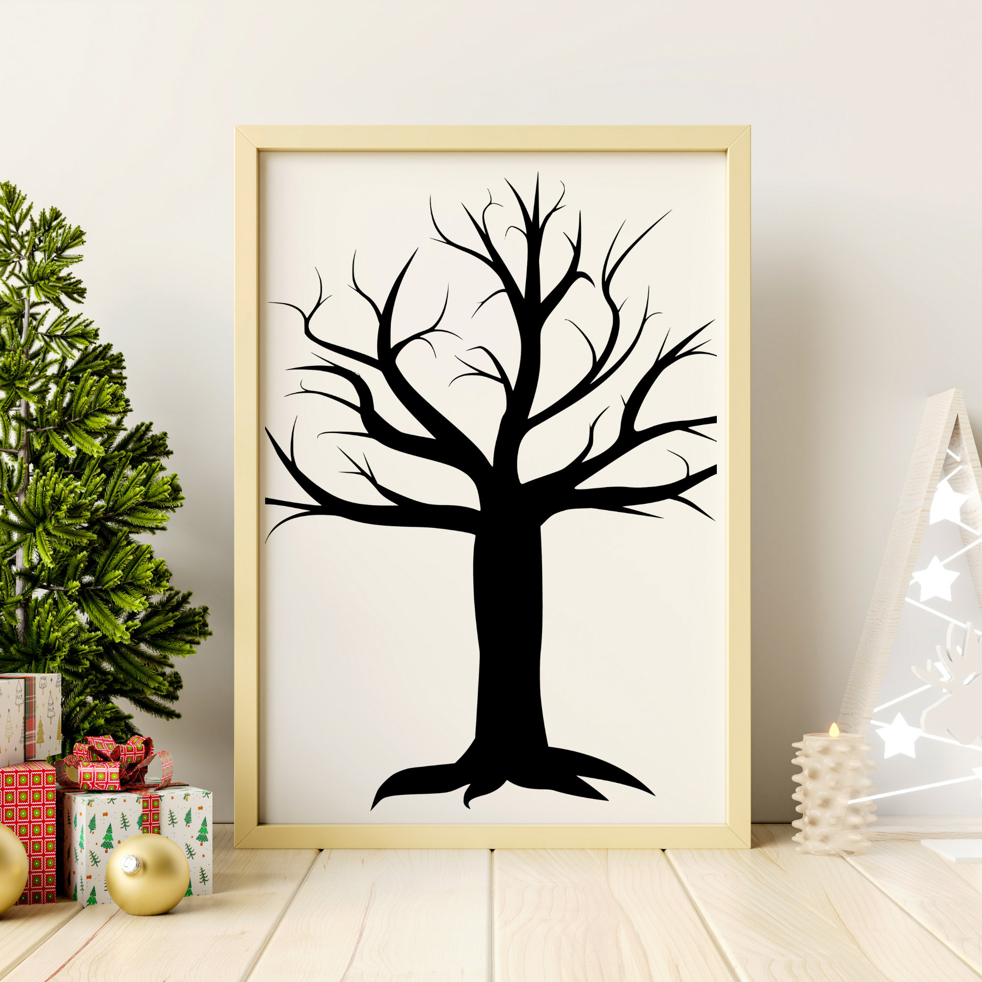 Bare Tree SVG, Bare Tree Silhouette Svg, Bare Tree Cut File,winter Tree ...