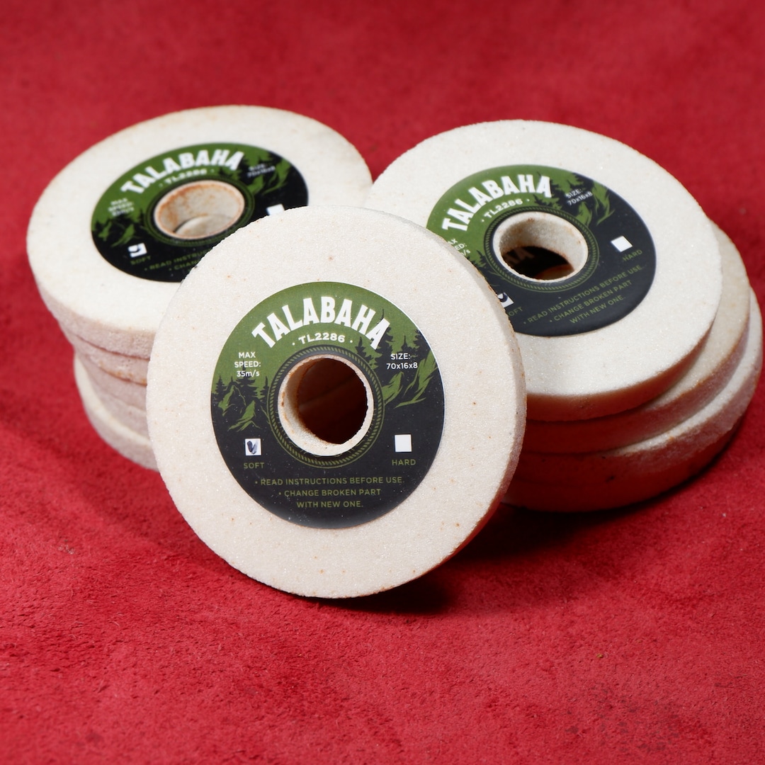Set 3 Pcs Grinding Stone for Skiving Machine (d1xd2xh=70x16x8mm #60 ...