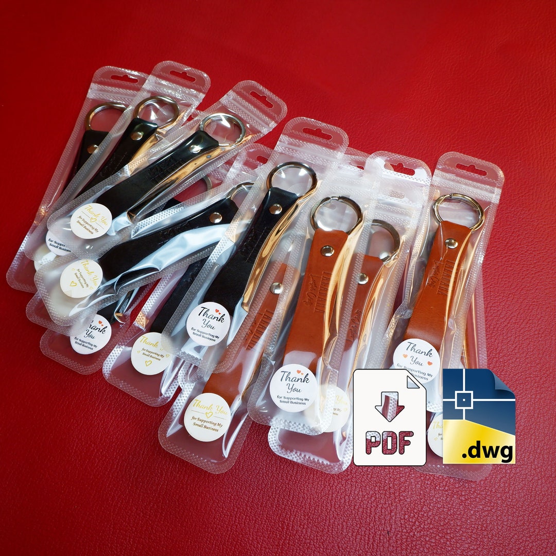Key Chain Design File (PDF, DWG) - Etsy