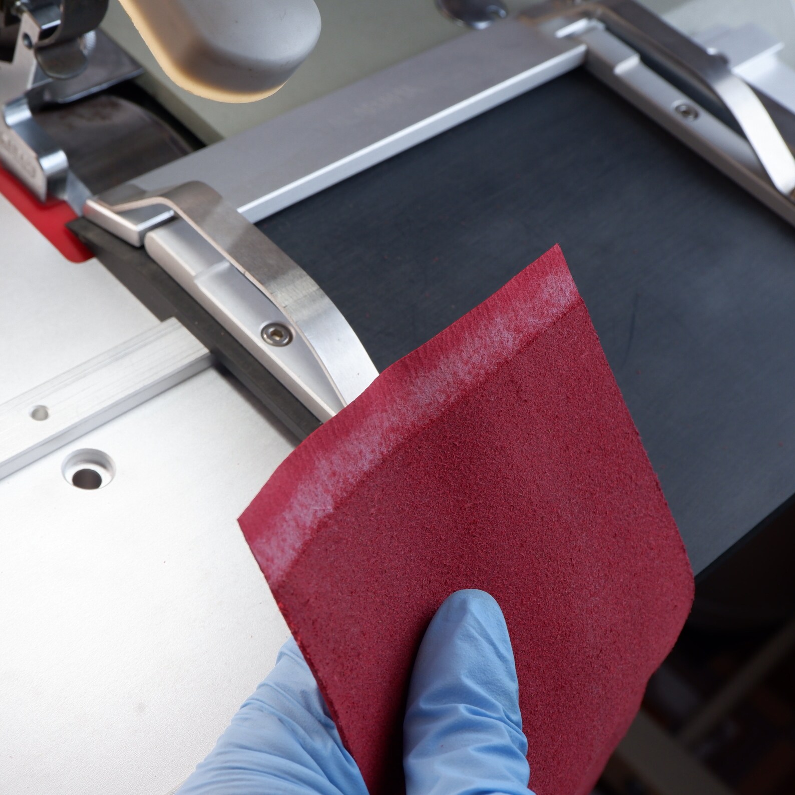 The Sliding Tray for Leather Skiving Machine. (leather Watch Strap ...