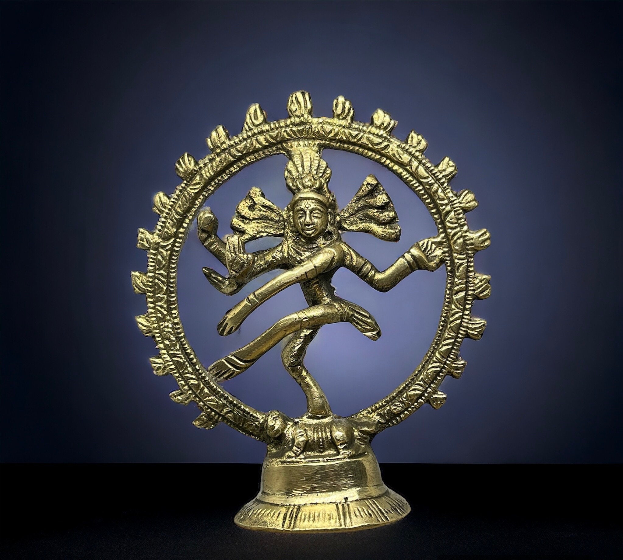 Dancing Nataraja, Dancing Shiva, Brass Statue, Statue for Altar, Shiva ...