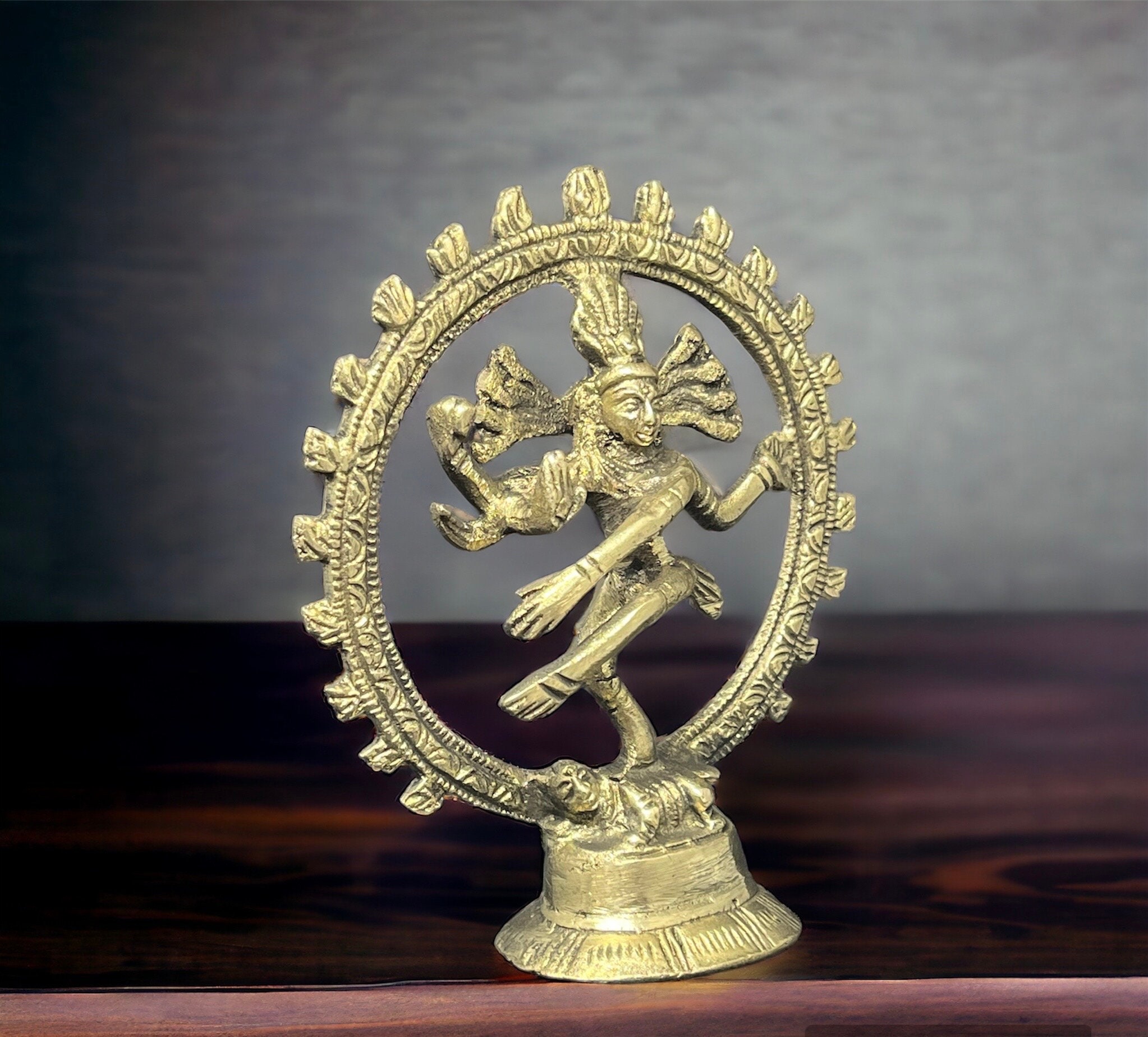 Dancing Nataraja, Dancing Shiva, Brass Statue, Statue for Altar, Shiva ...