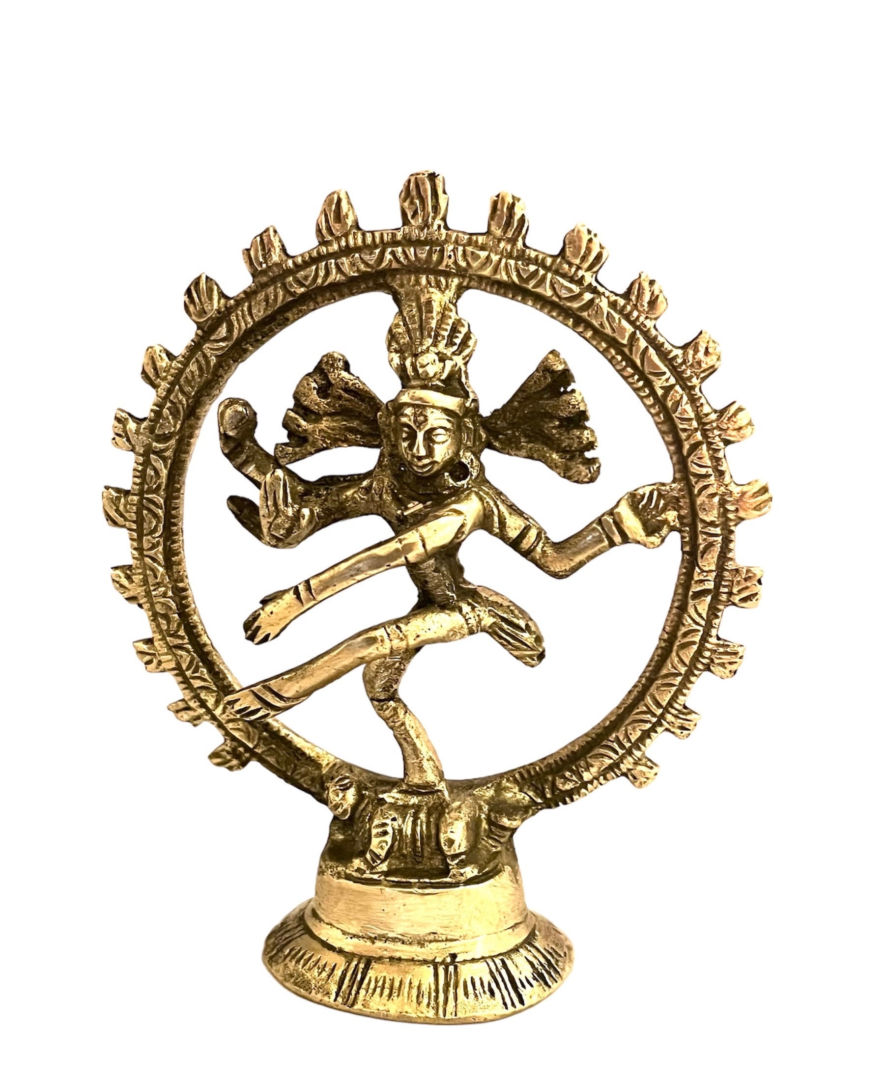 Dancing Nataraja, Dancing Shiva, Brass Statue, Statue for Altar, Shiva ...