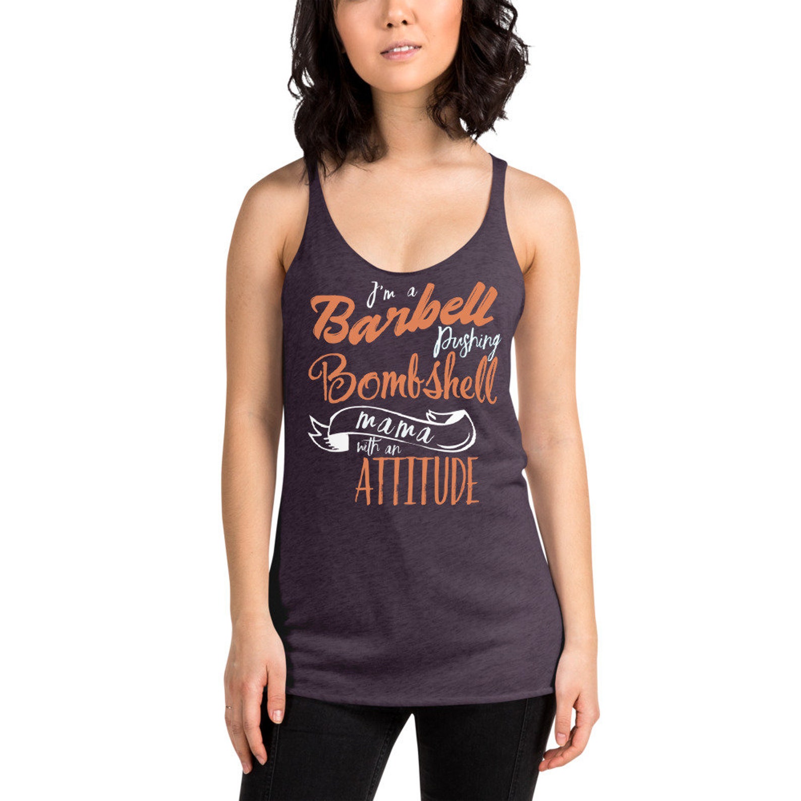 Funny Workout Shirt Barbell Bombshell Funny Tank Workout - Etsy