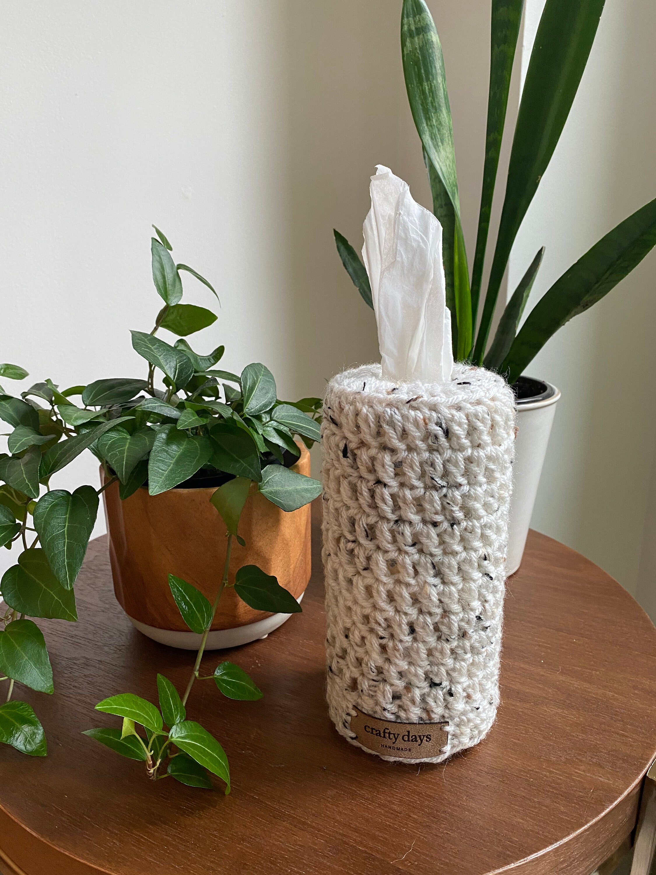 Tube Tissue Box Cover, Modern Cylinder Tissue Box Cover, Facial Tissue ...