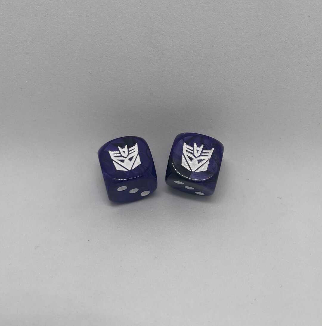 Transformer Decepticons Inspired Dice for Games - Etsy