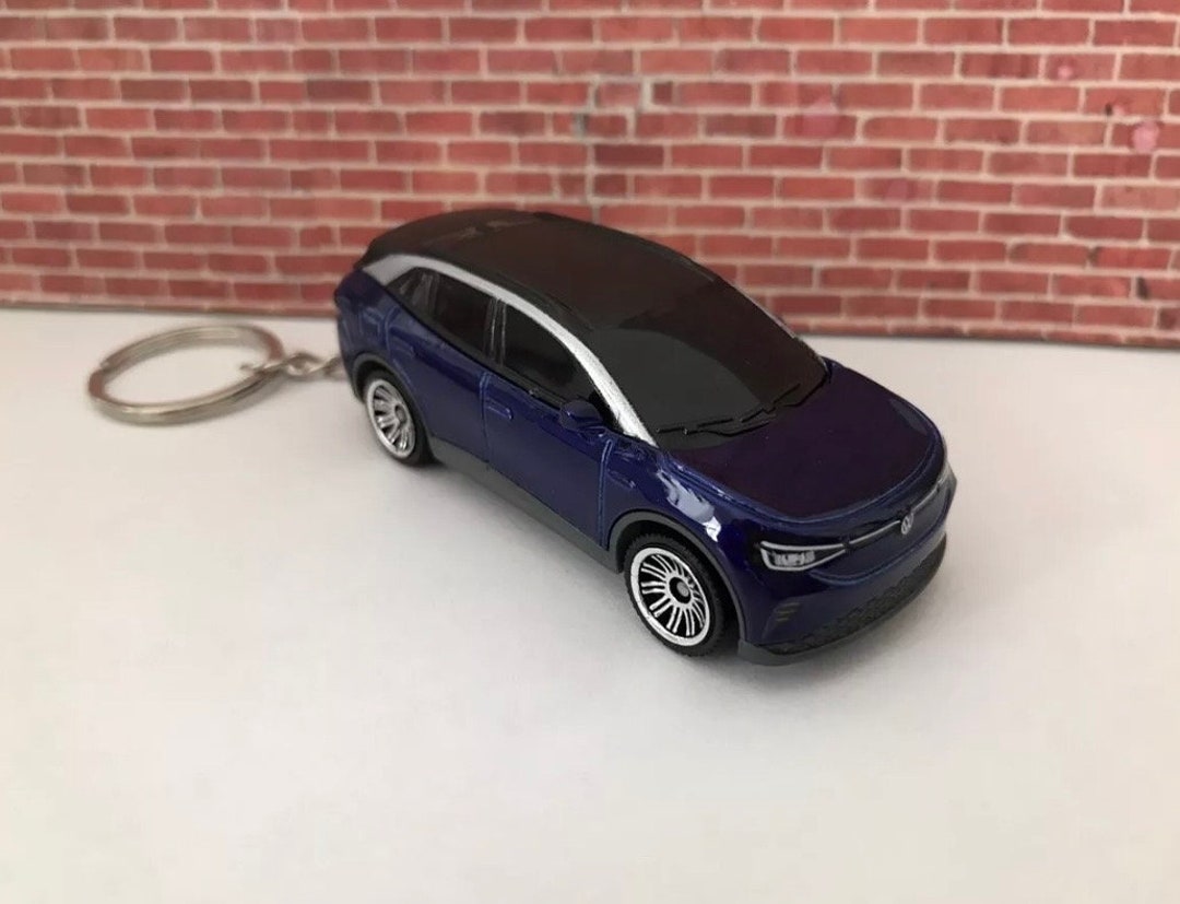 Keychain for VW Volkswagen ID4 EV Electric SUV Car Keys Chains Fob Ring ...