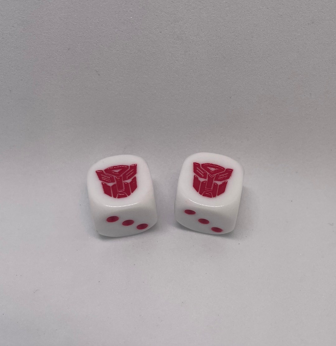 Transformer Autobots Inspired Dice for Games - Etsy