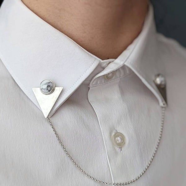 Collar Pin Chain - Etsy