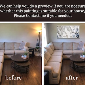 Teal Blue Ocean Painting White Sea Wave 3D Textured Art Impressionist Abstract Painting Coastal ...